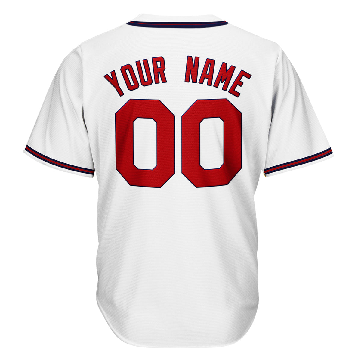 White-Red Custom Baseball Jersey – The Jersey Nation